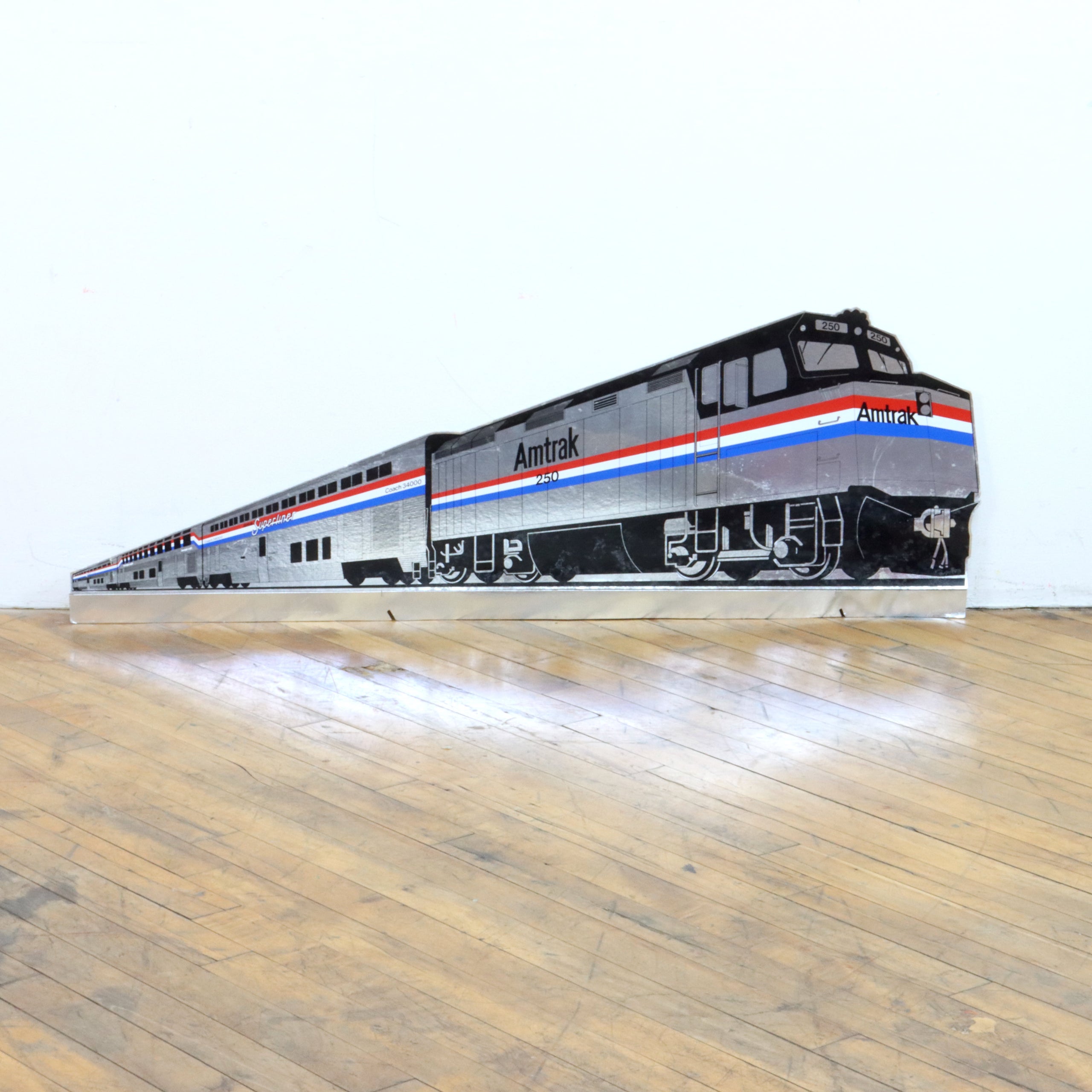 Large Vintage Amtrak Cutout | PIECEMEAL